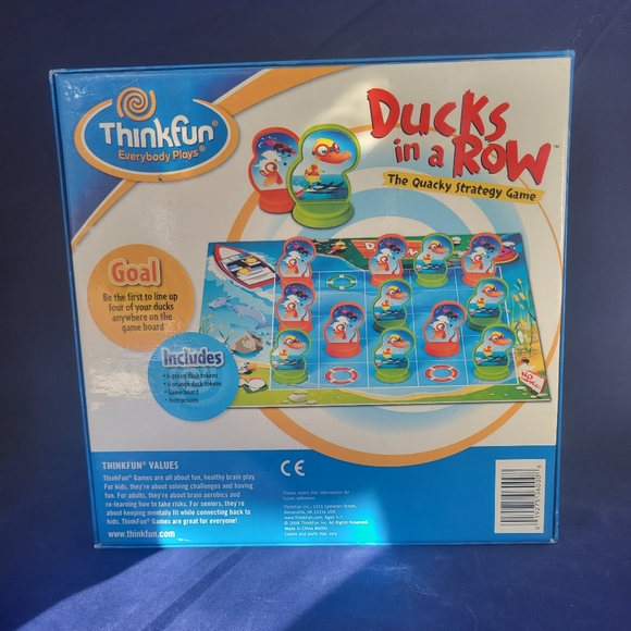 think fun | Games | Ducks In A Row The Quacky Strategy Game By Thinkfun ...
